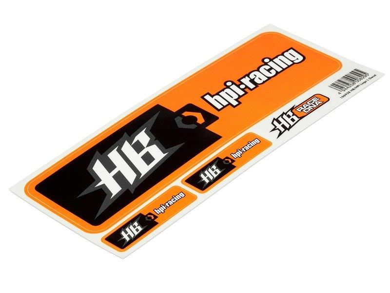 HB Racing HB/HPI LOGO L DECAL HB106928 | HobbyTime.ch