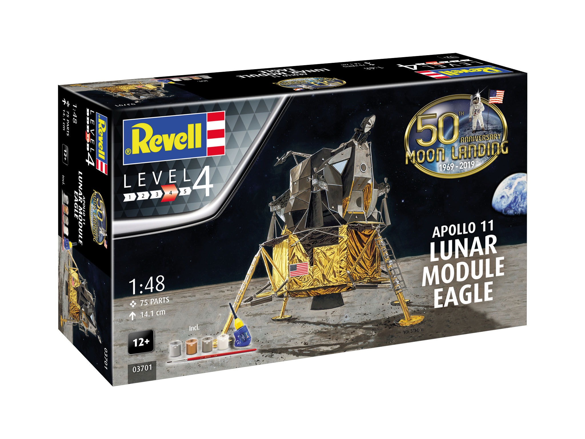 Revell Apollo 11 Lunar Module Eagle (50 Y. Moon Landing) ARW90.03701 ...