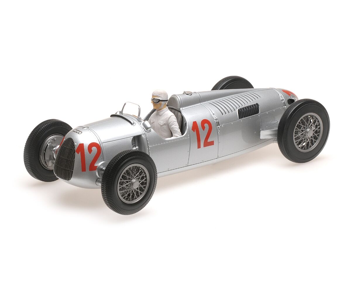 AUTO UNION Typ C 1:18 Hans Stuck Budapest Grand Prix 1936 LEM155361012 ...